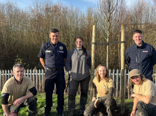 Trees Take Root at GM Fire Stations - GM Green City